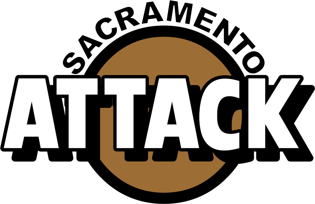 1992 Sacramento Attack football Logo on StatsCrew.com